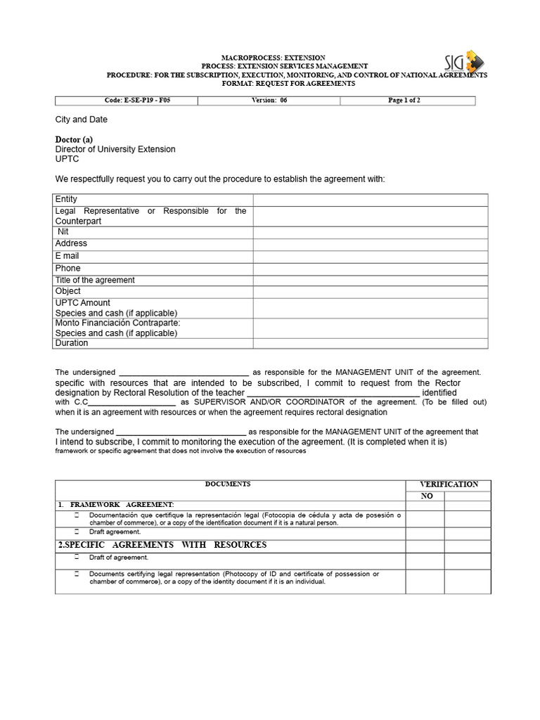 Framework and Resource Agreements Application Format | PDF | Identity ...