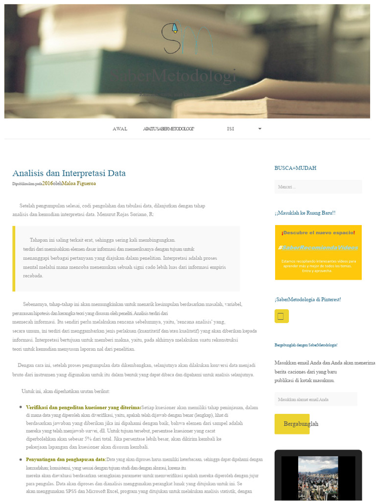 Analisis dan Interpretasi Data Penelitian | PDF
