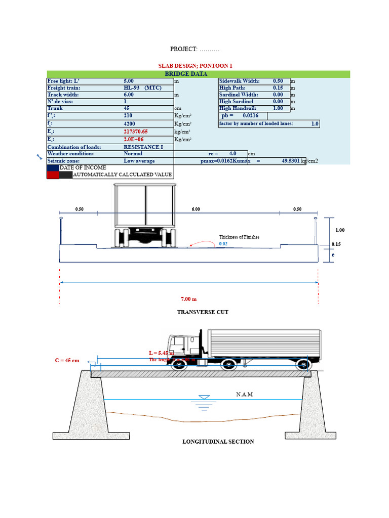 Calculation of Bridge Slabs | PDF | Bridge | Applied And ...
