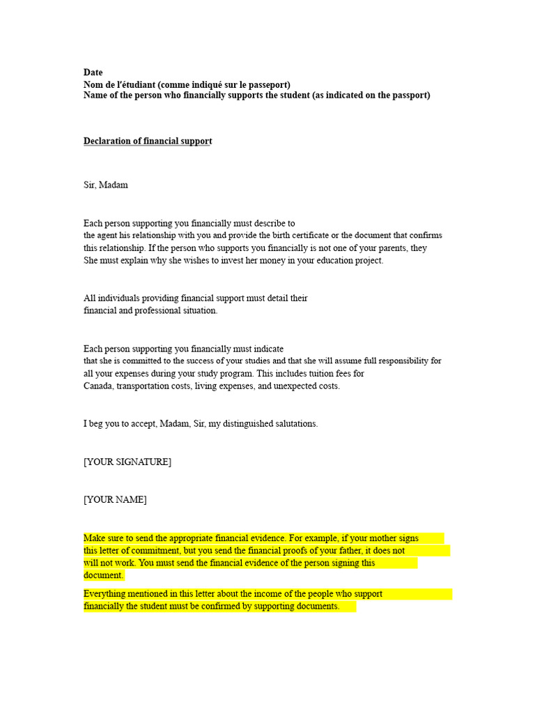 Guarantee Declaration Template | PDF