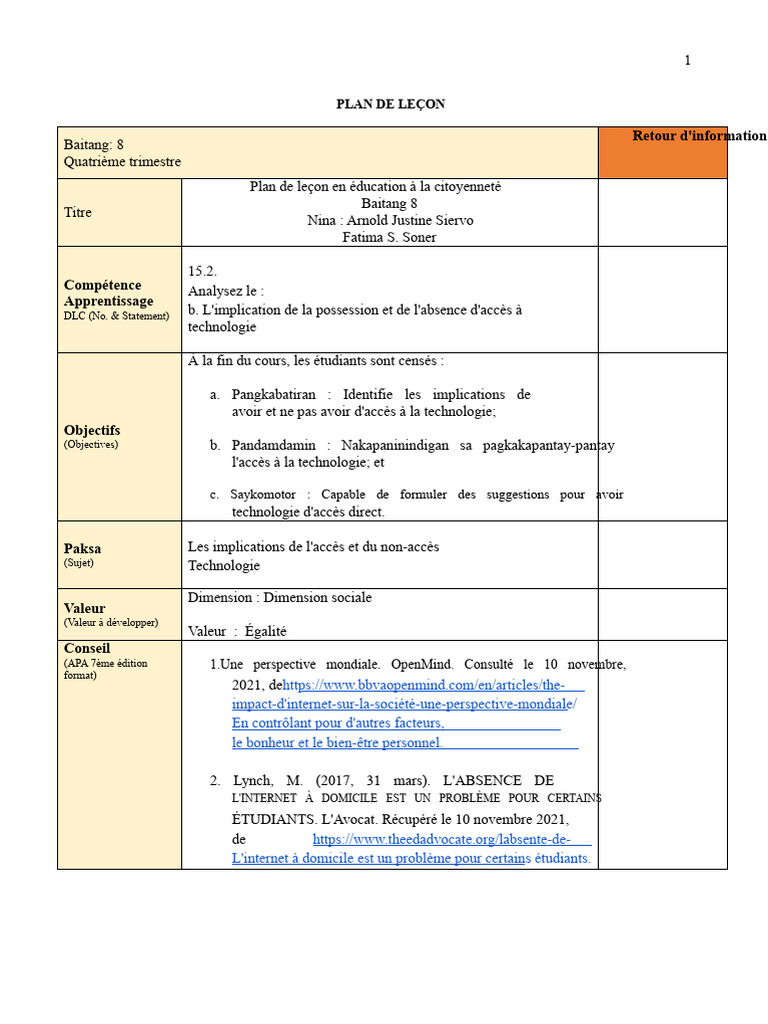 Accès à la technologie en éducation | PDF | Littératie | Réseautage social