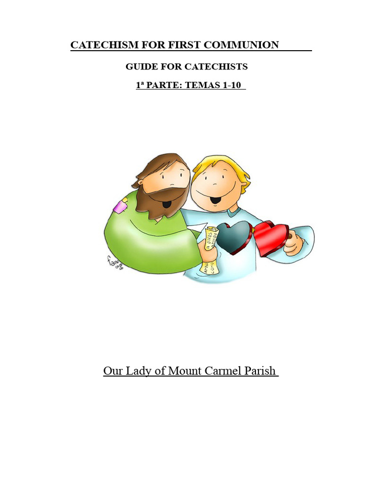 Catechesis First Communion. Book | PDF | Catechism | Baptism