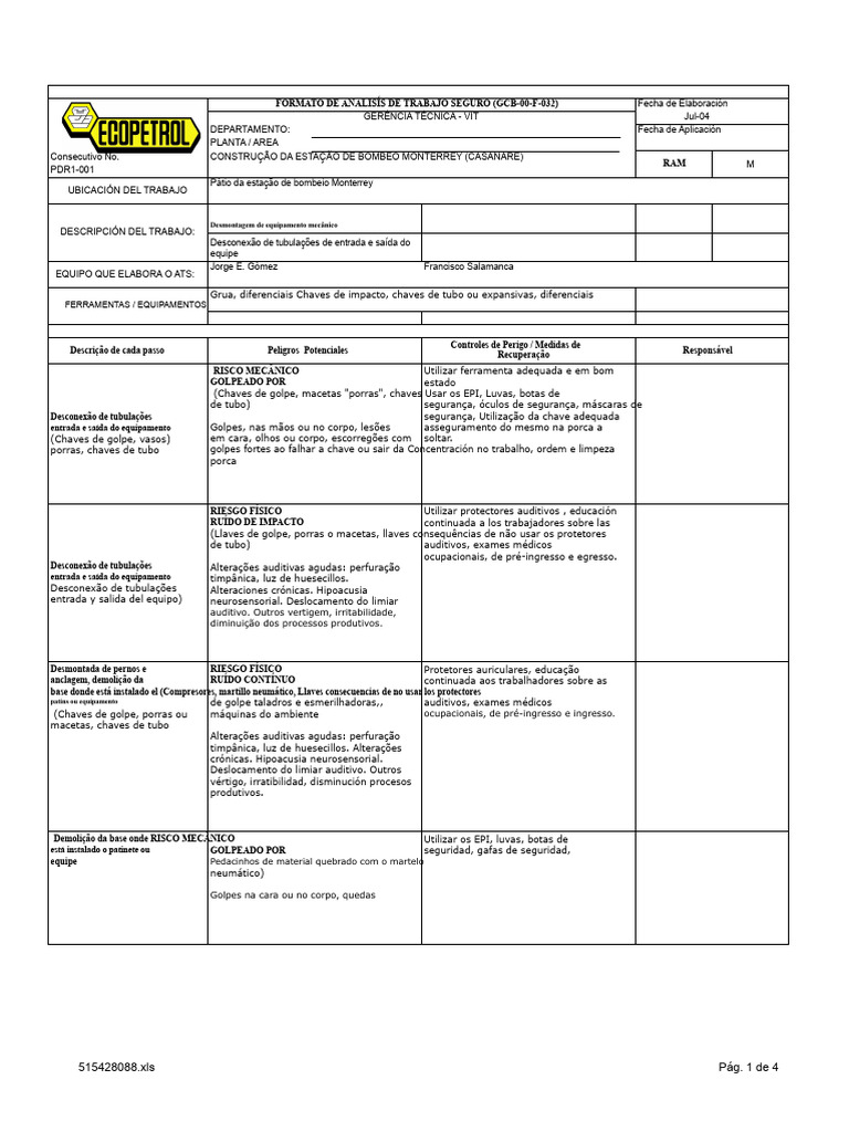 ATS Desmontagem de equipamento mecânico | PDF | Guindaste (máquina ...