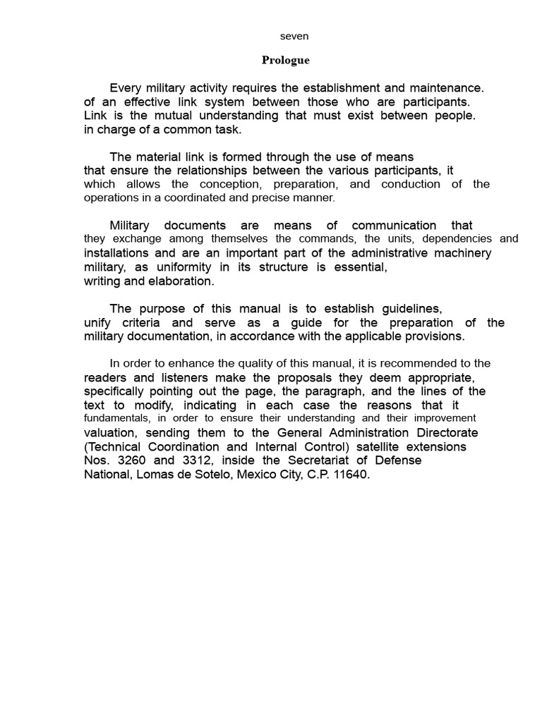 Military Documentation Manual 2018 (1) | PDF | Military