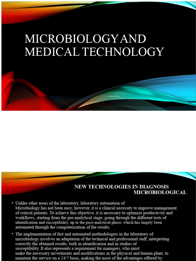 Automation in Microbiology Diagnostics | PDF | Infection | Biology