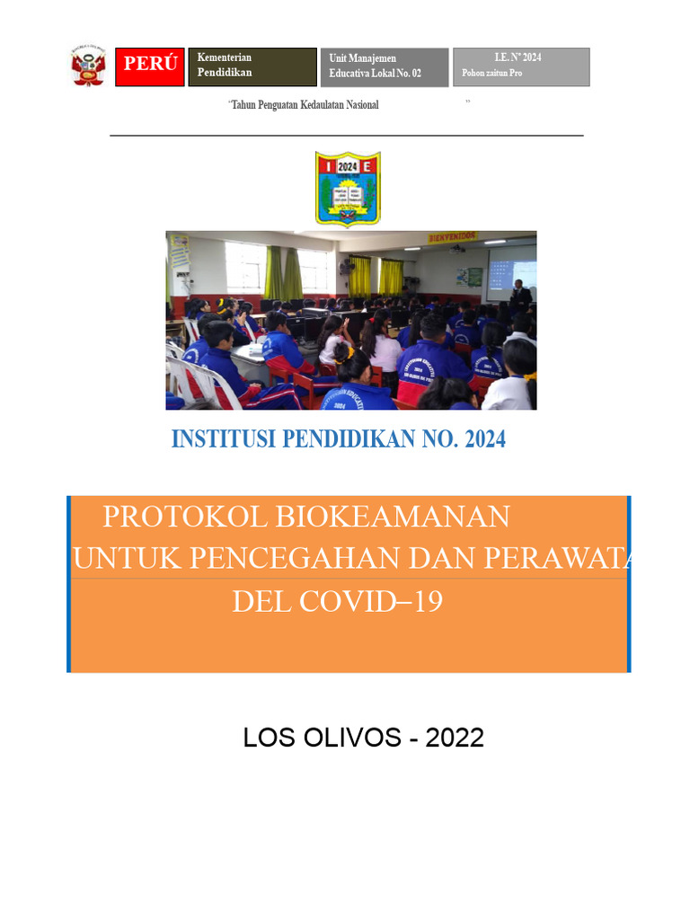 Protokol Biosekuriti IE 2024 | PDF