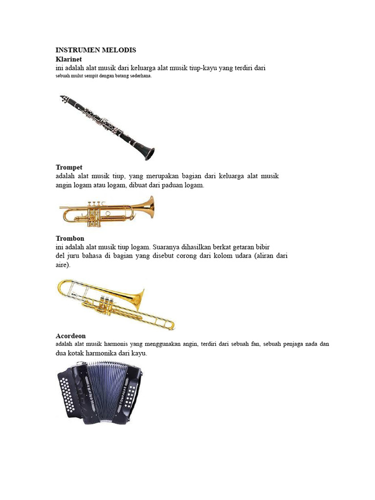 INSTRUMEN MELODI | PDF