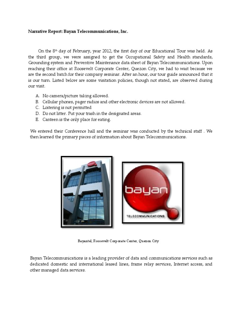 Bayan Telecommunications | Telephone | Long Distance Calling