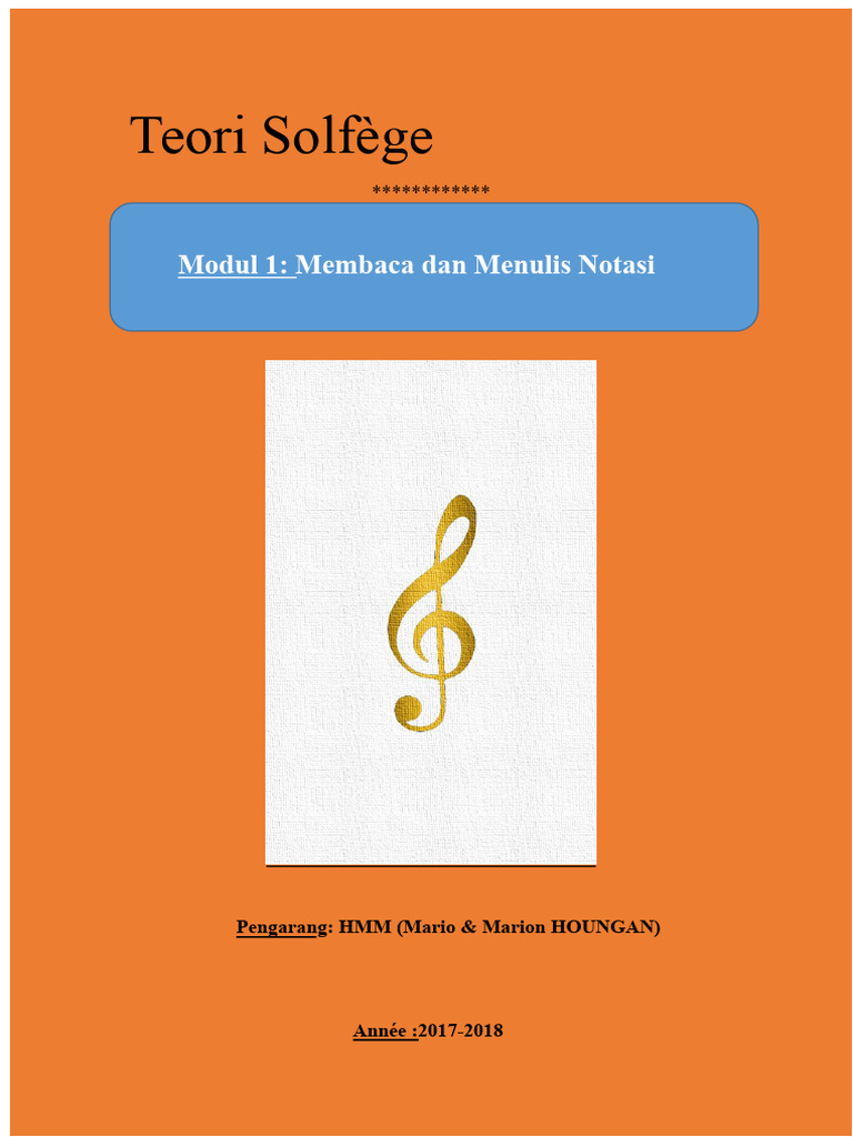 Teori Solfège: Notasi Musik Dasar | PDF