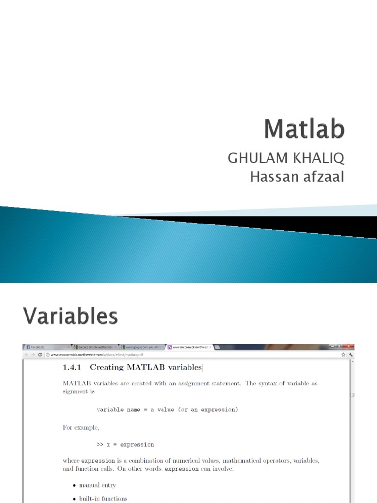 Matlab | PDF | Parameter (Computer Programming) | Matlab Matlab | PDF | Parameter (Computer Programming) | Matlab