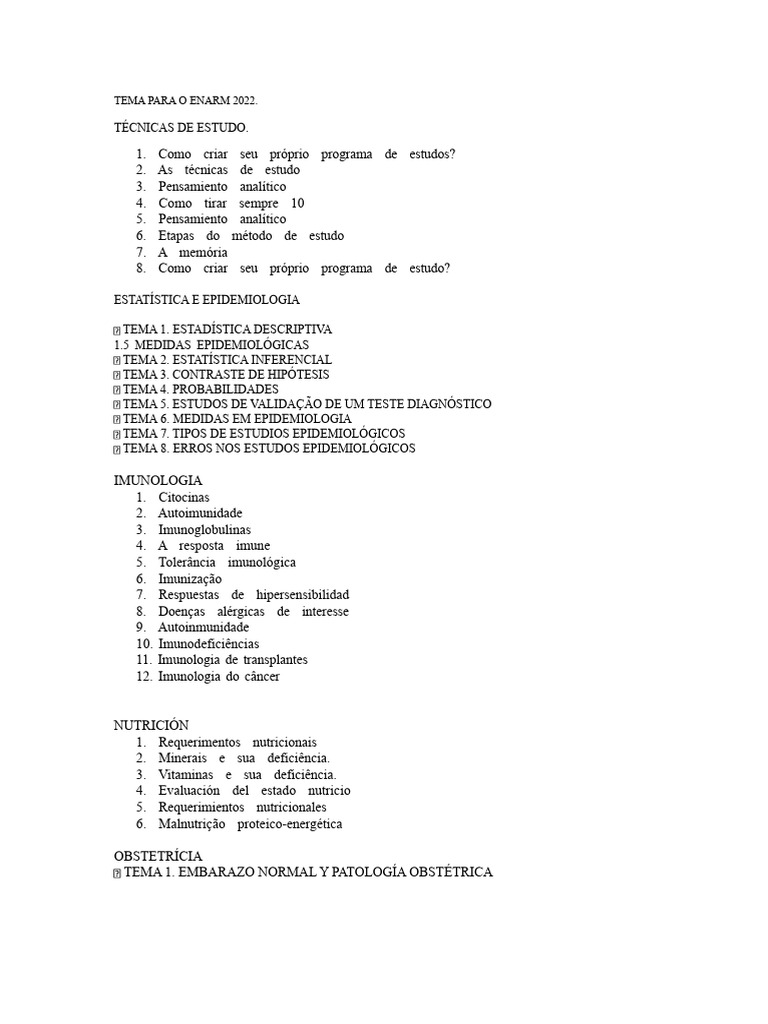 TEMA ENARM 2022 IVANN | PDF | Cardiología | El embarazo