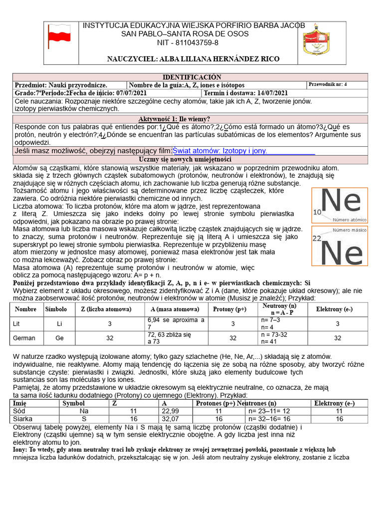 Przewodnik Po Izotopach I Jonach | PDF
