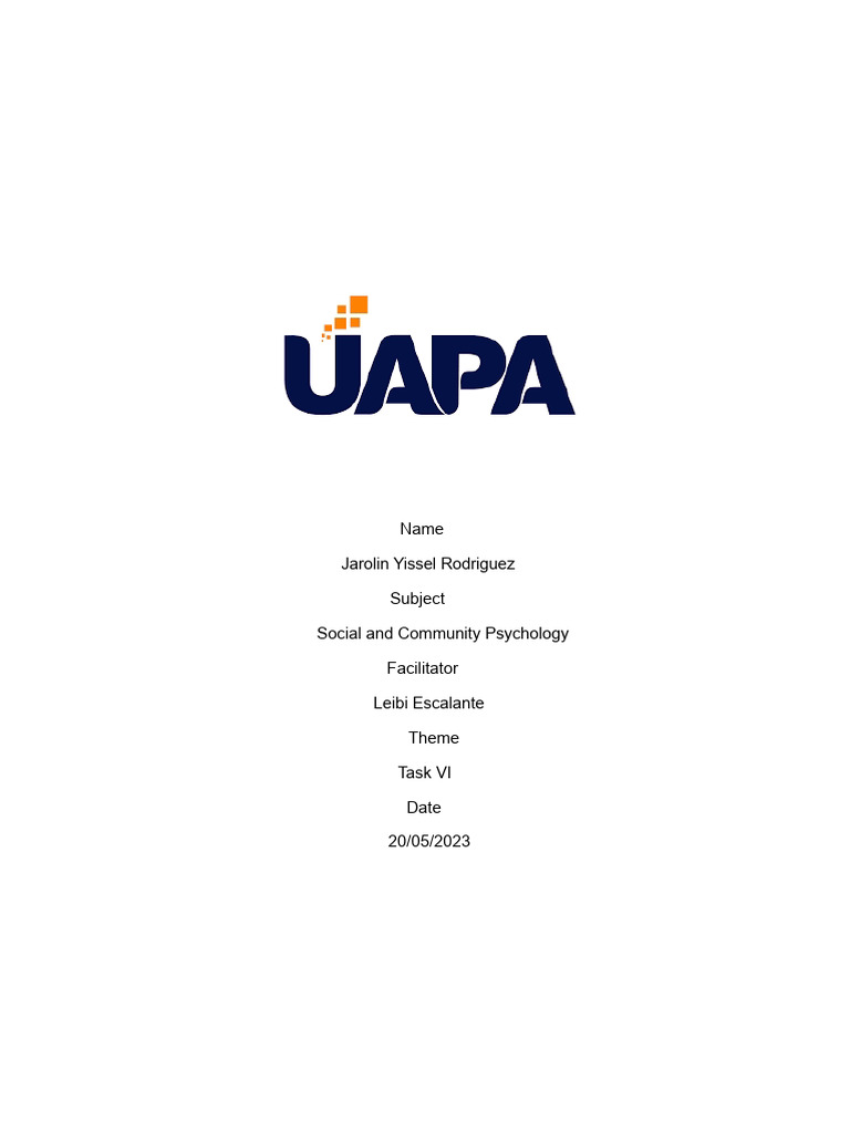 Task VI of Social and Community Psychology: Influence, Obedience, and ...