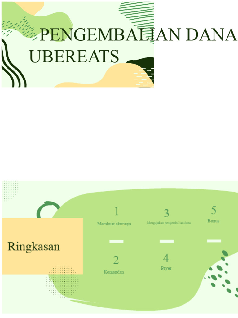 Pengembalian dana Uber Eats Baybars | PDF