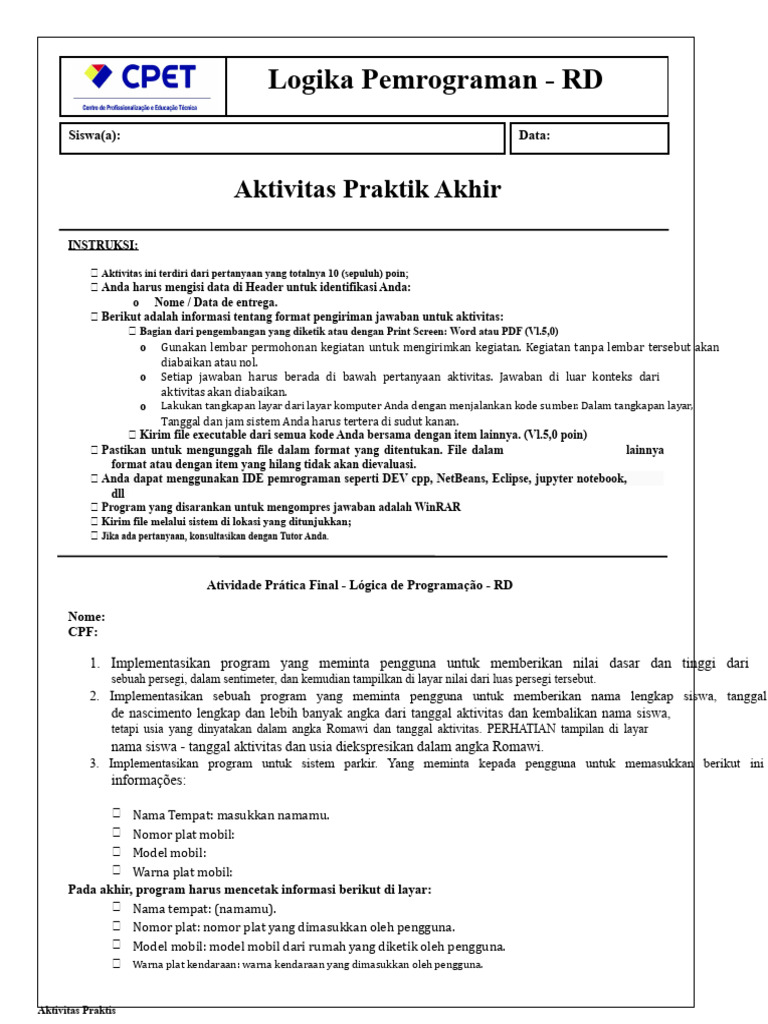 Logika Pemrograman - RD atf | PDF