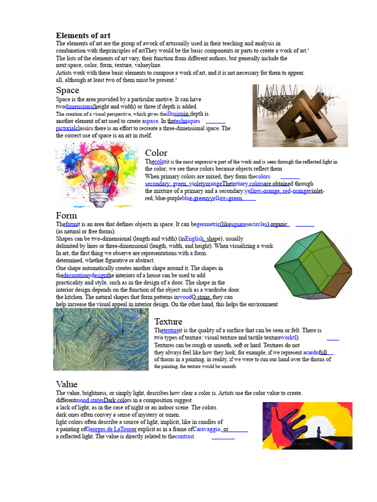 Elements of Art | PDF | Drawing | Pencil