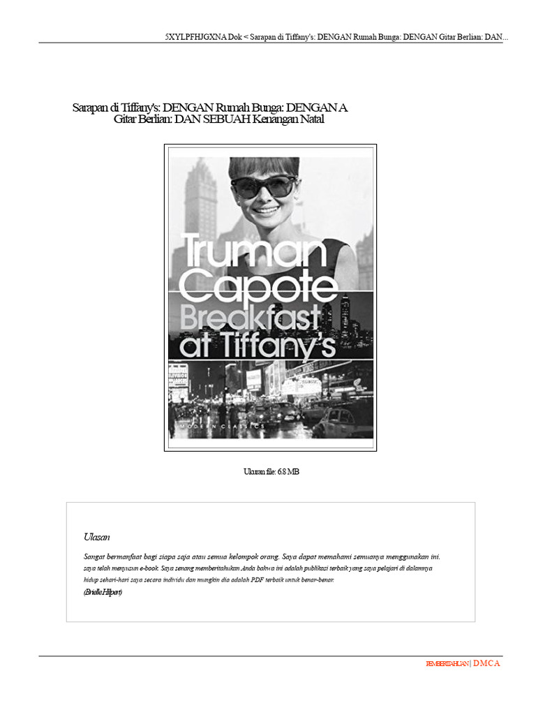 Truman Capote_Sarapan di Tiffany's | PDF