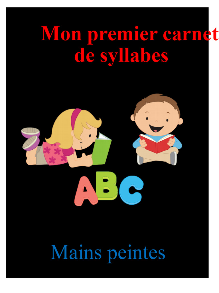 Mon Premier Cahier de Syllabes Complet 1er 22-23 | PDF