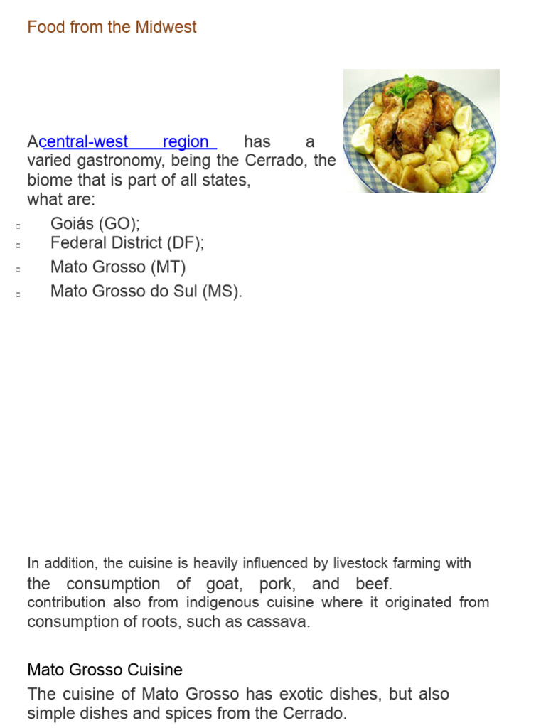 Foods From The Midwest Region | PDF | Zucchini | Food And Drink