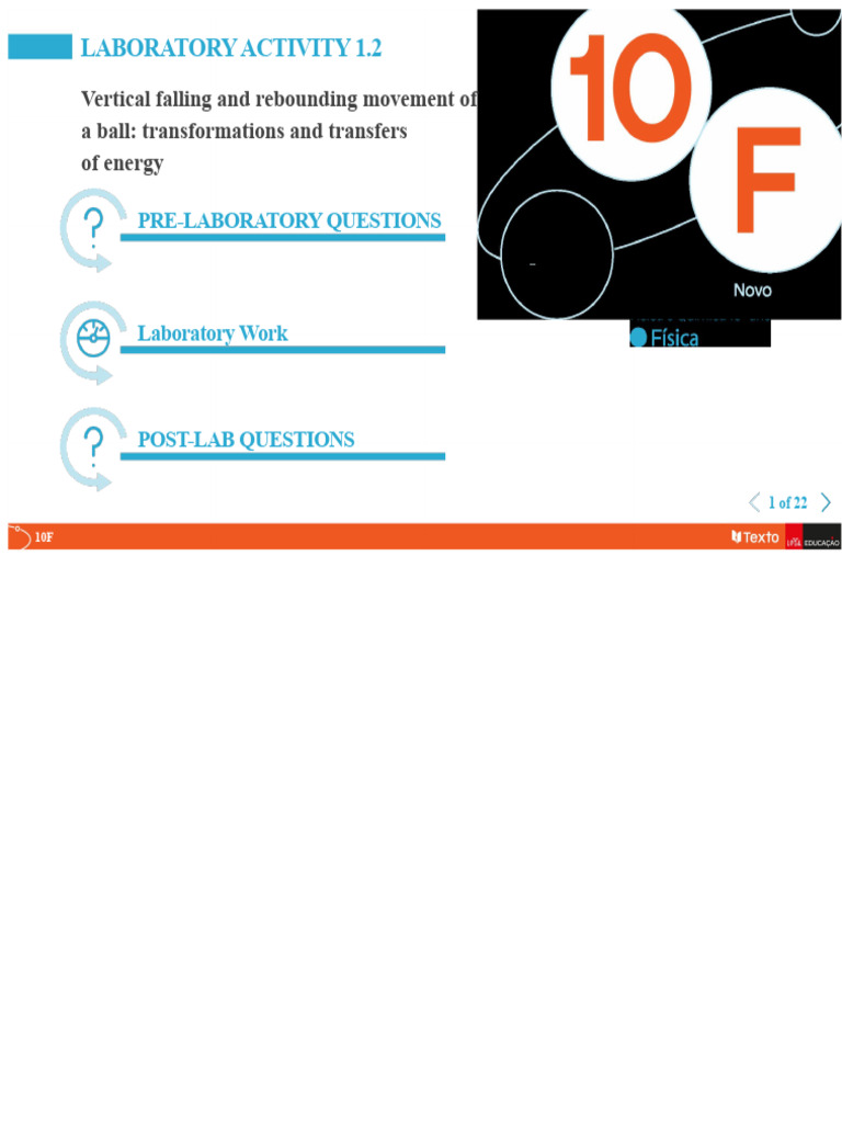 The vertical motion of a ball's fall and rebound | PDF | Collision ...