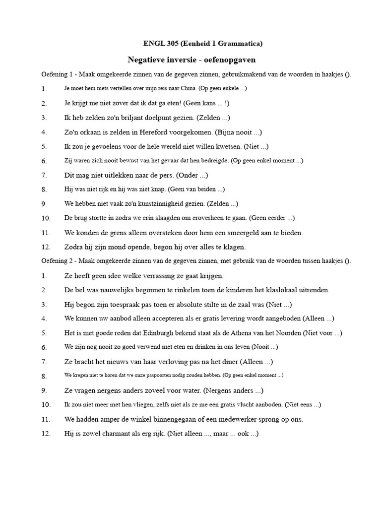 Nadruk met inversie | PDF