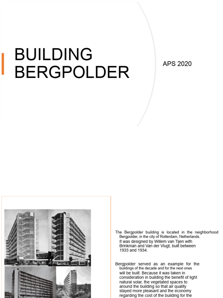 Bergpolder Building Overview in Rotterdam | PDF | Apartment | Buildings ...