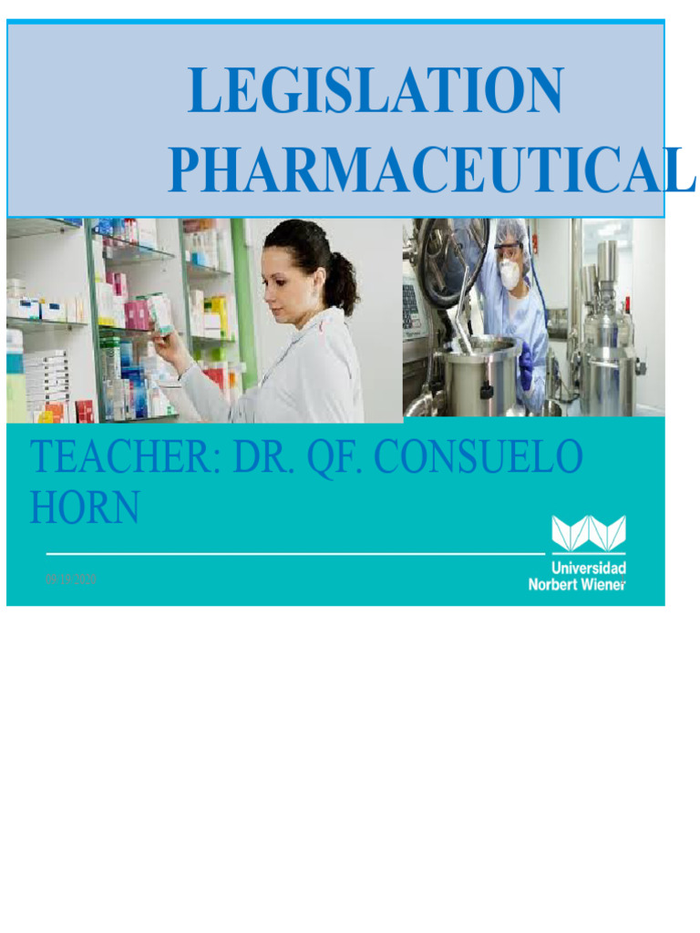 Pharmaceutical Legislation | PDF | Justice | Crime & Violence