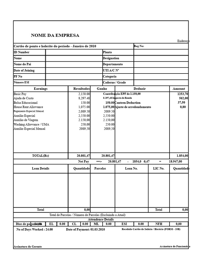 Cópia Do CONTRACHEQUE MAIS RECENTE | PDF | Economias