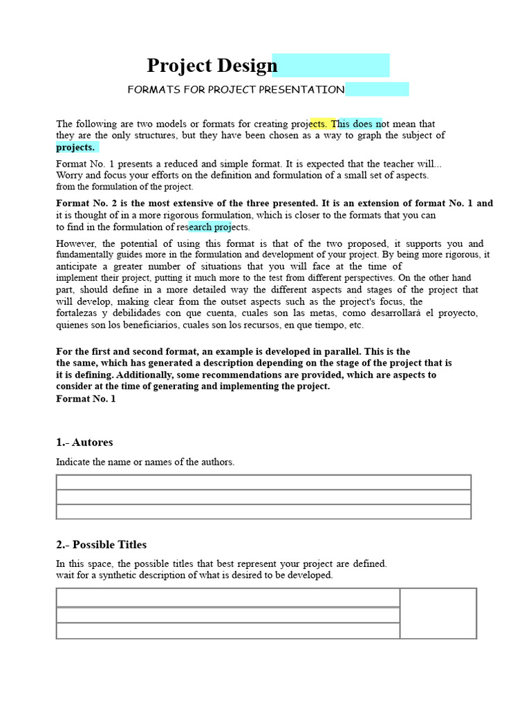 Project Format | PDF | Knowledge | Methodology