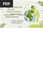 Dampak Aktivitas Antropogenik Terhadap Lingkungan | PDF