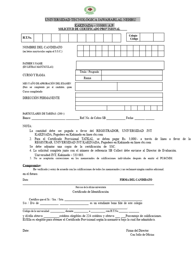 JNTUK Aplicación de PC PDF | PDF