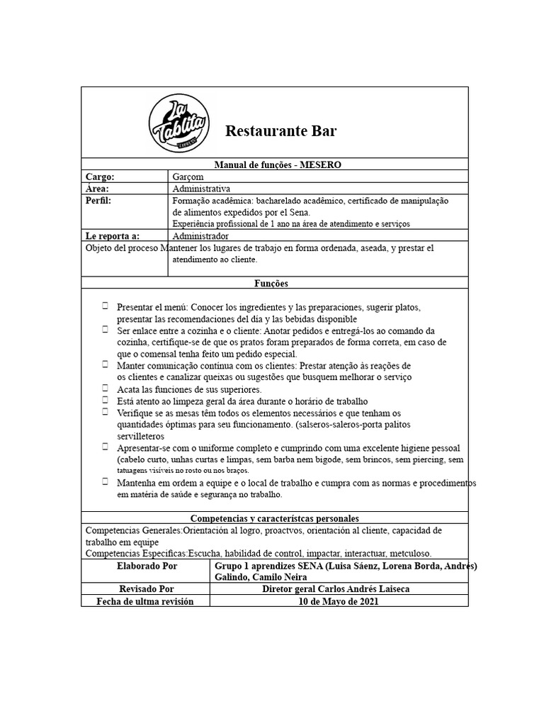 manual de funções | PDF
