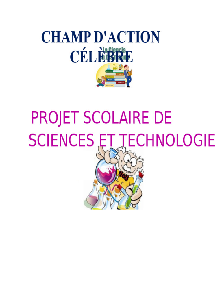 Projet scolaire : Science et technologie | PDF | Terre | Science