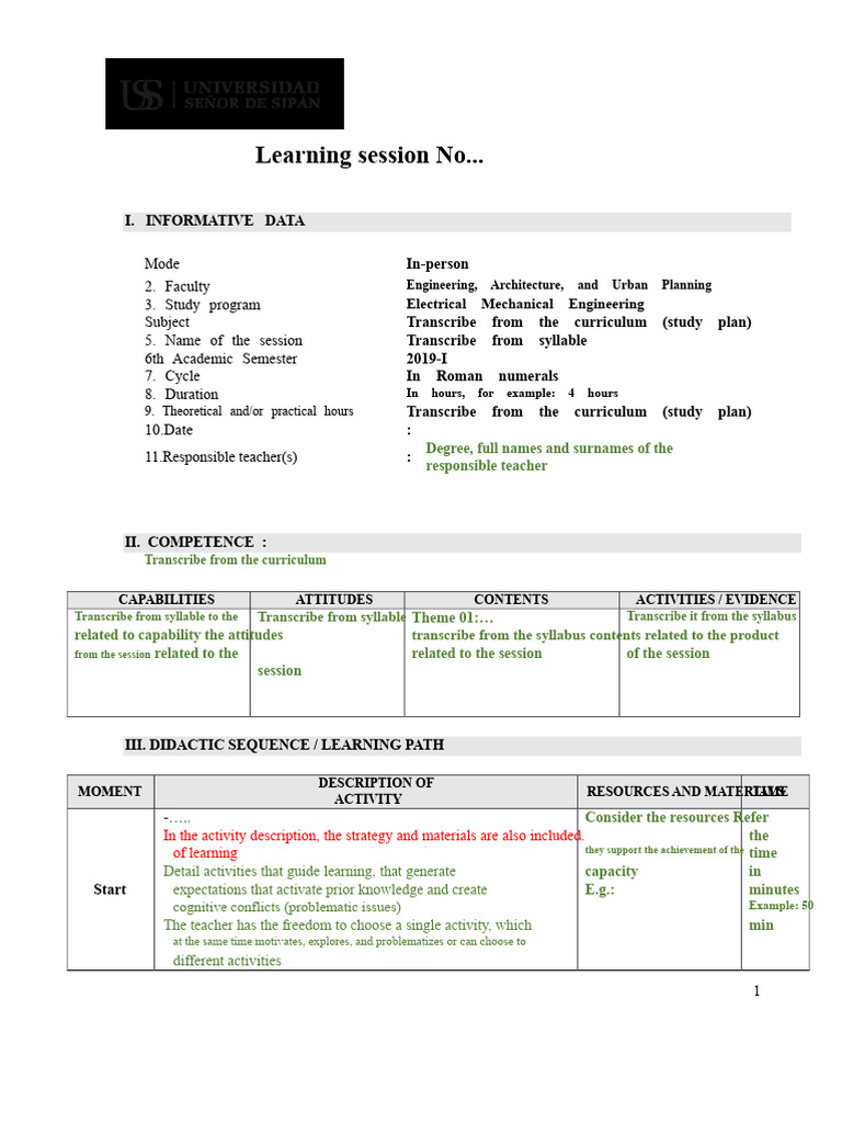 Engineering Learning Session Outline | PDF | Curriculum | Teachers