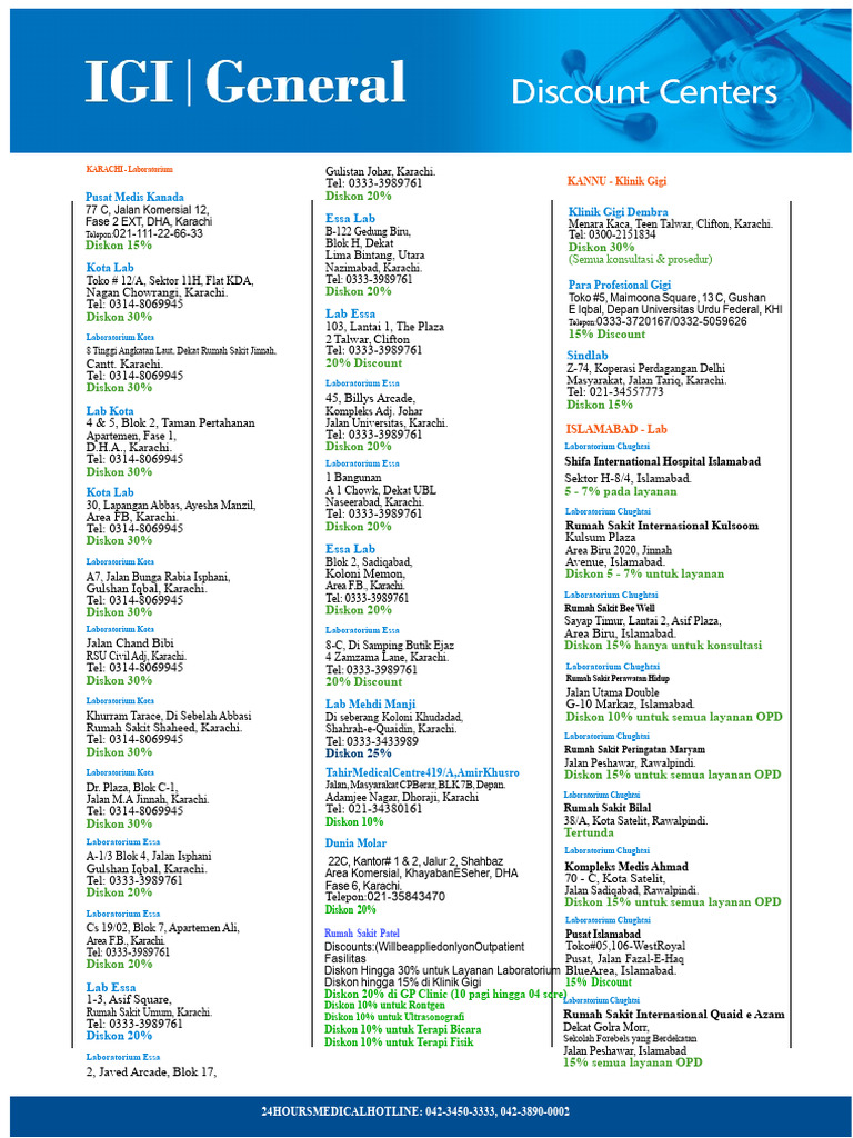 Daftar-Pusat-Diskon-IGI | PDF