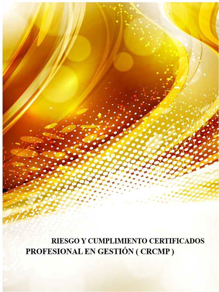 Certificación CRMCP en Riesgos y Cumplimiento | PDF | Basilea Ii ...