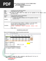 Grade 10 CAT Practical Test Term 1 | PDF