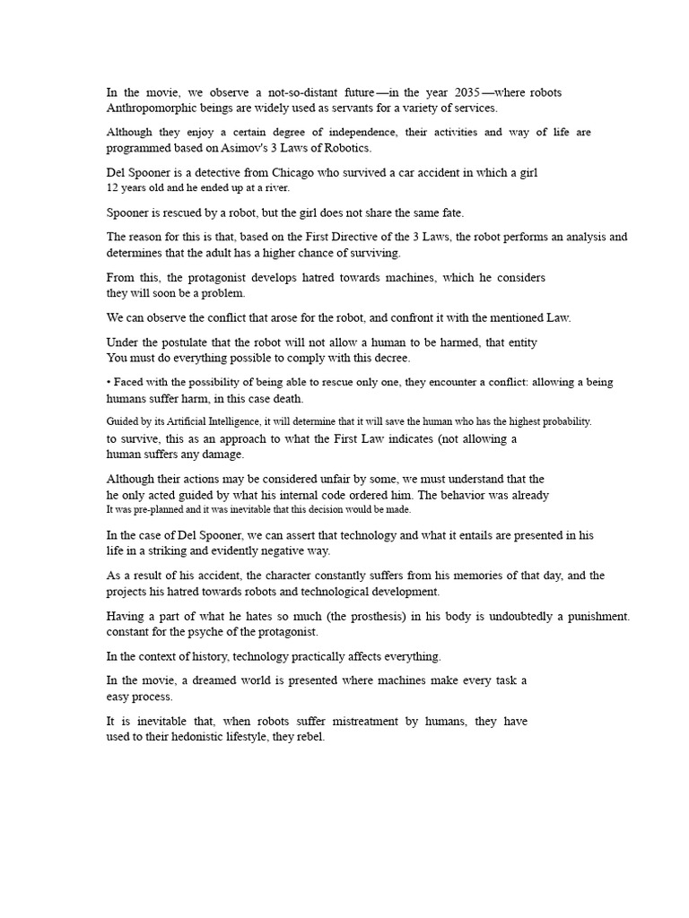 Analysis I, Robot | PDF | Robot | Robotics