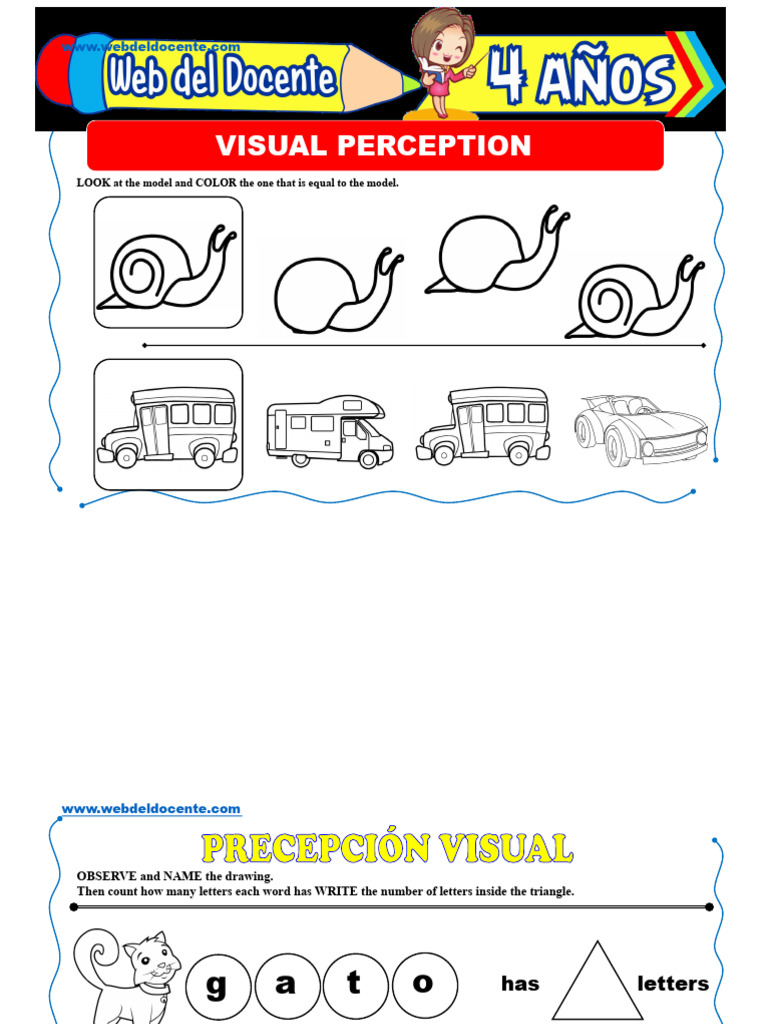 Visual Perception Activities for Kids | PDF
