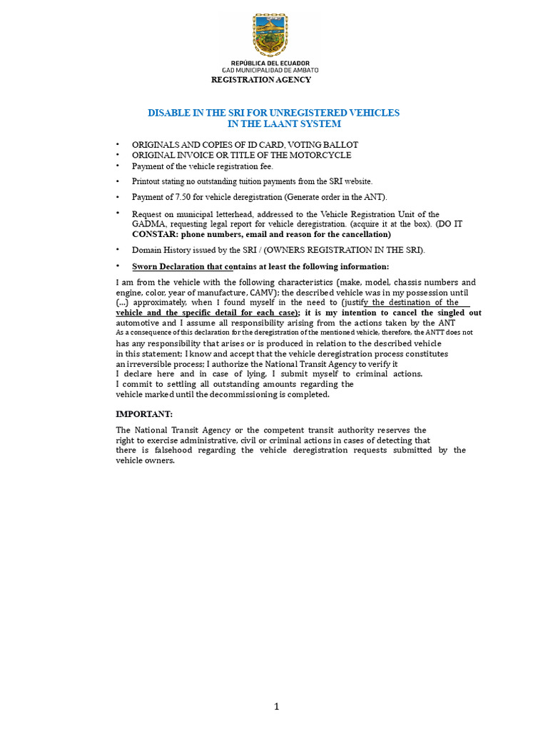 Disable Vehicle in The Sri | PDF