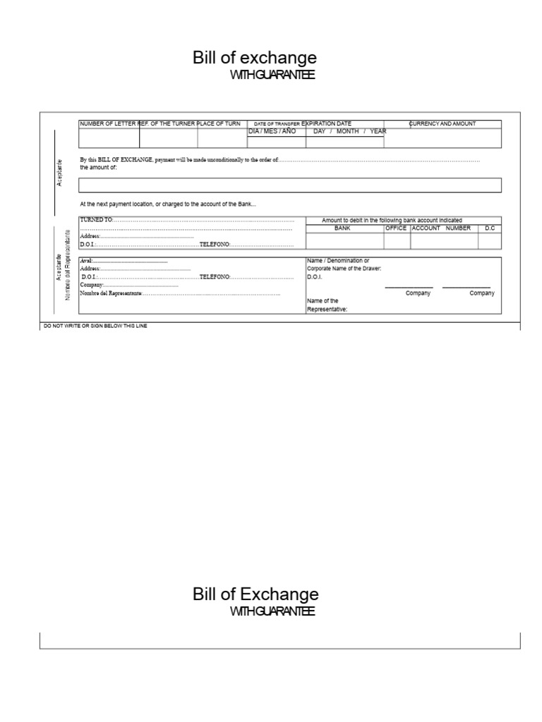 Letter of Change With Guarantee | PDF
