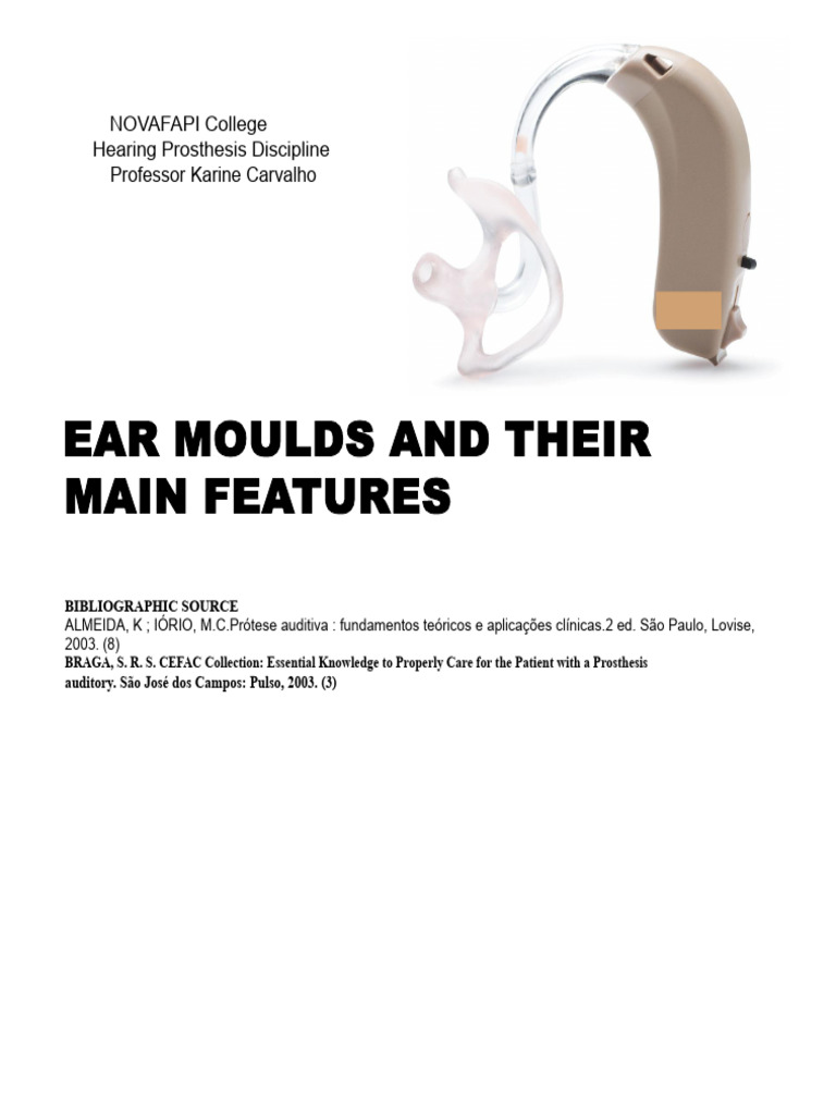 2nd CLASS - The Importance of Ear Molds and Their Technique | PDF ...