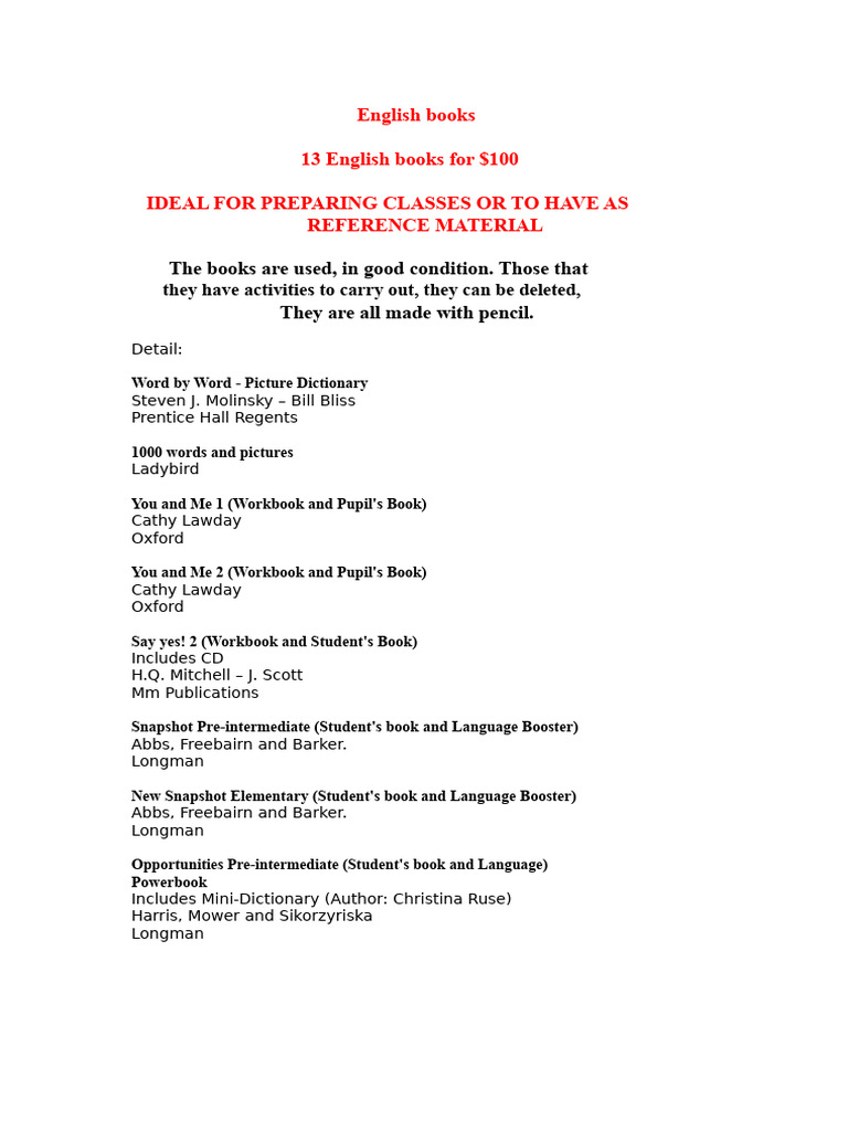 English Books | PDF