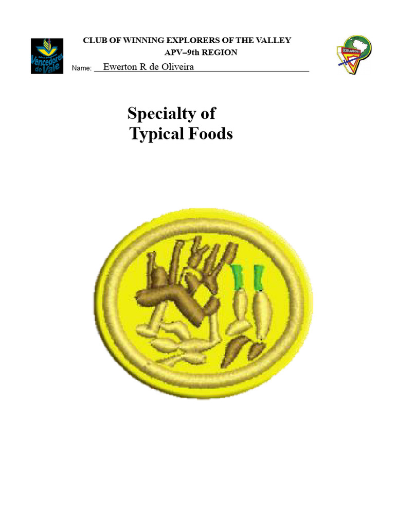 Specialty Typical Foods - Work | PDF | Sausage | Breads
