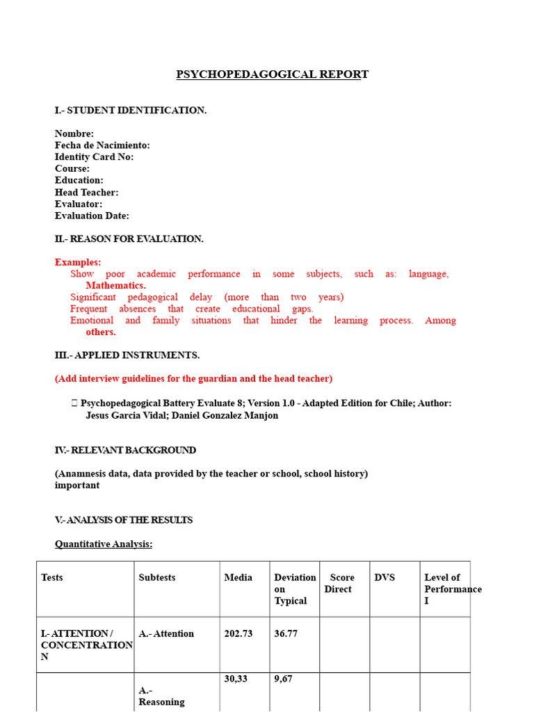 Example of Report For Evaluation 8 | PDF | Arithmetic | Attention