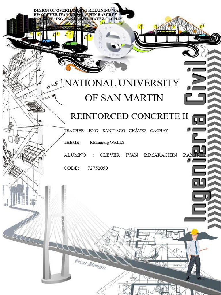 Structural Calculation of Cantilever Retaining Walls | PDF | Fracture ...