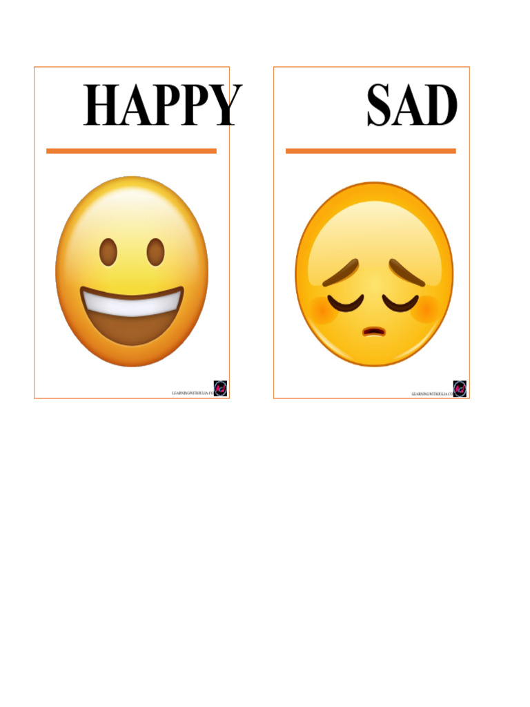 Emotion Cards to Print | PDF