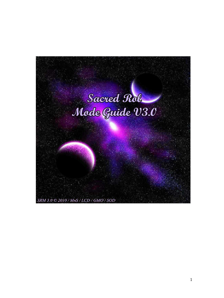 SRM 3.0 Sacred Role Manual - PDF Version 1 | PDF