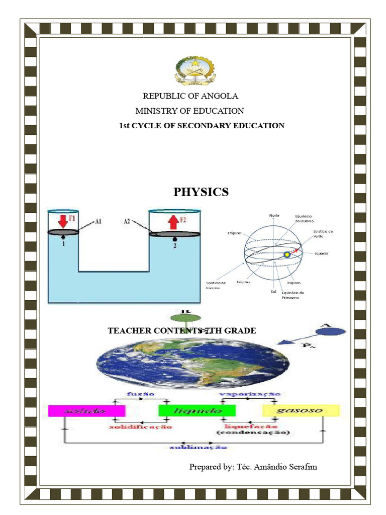 Physics - 7TH Grade (Amândio) 025503 | PDF | Planets | Sun