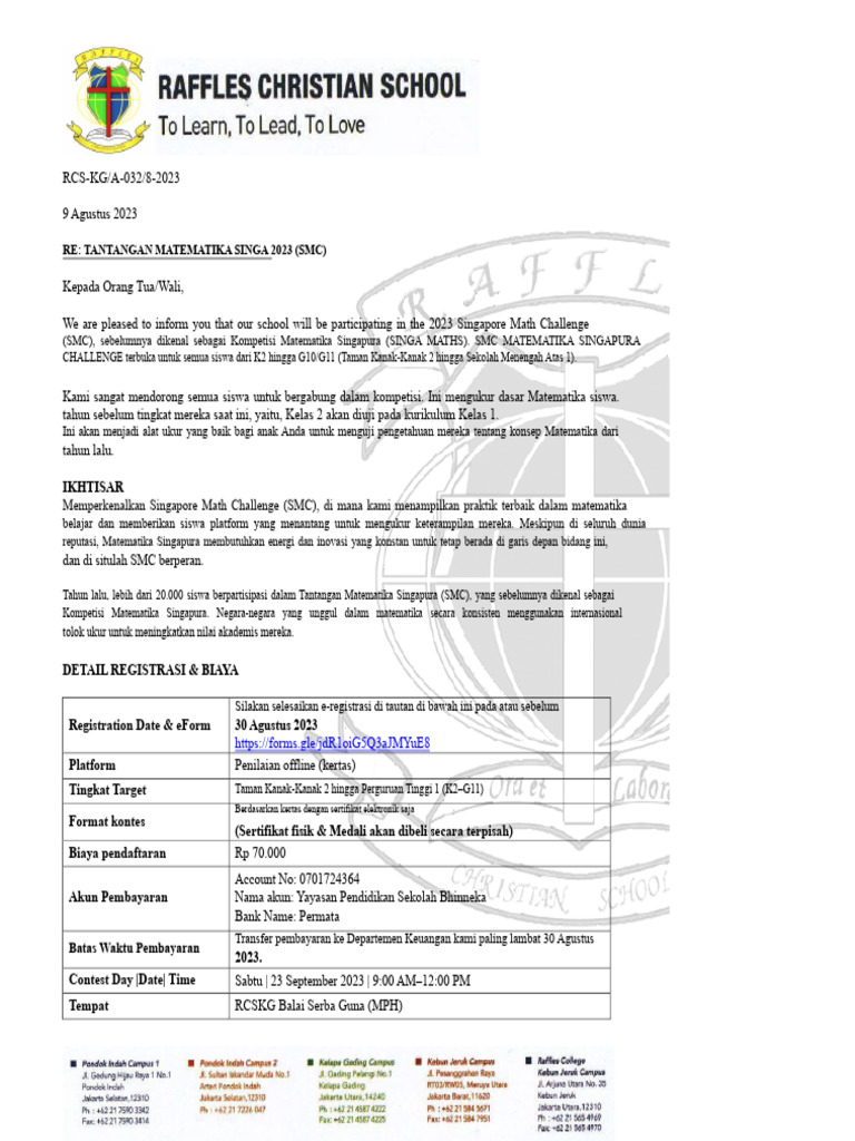A-032_2023 TANTANGAN MATEMATIKA SINGA (SMC) | PDF